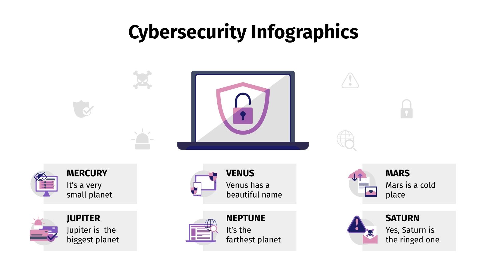 Free Cybersecurity Infographics for Google Slides and PowerPoint