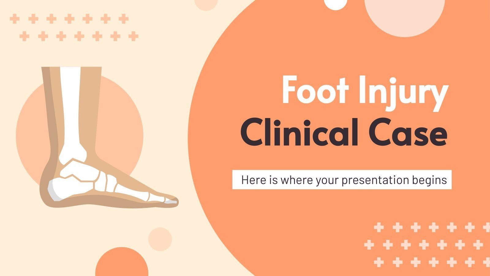 Foot Injury Clinical Case | Google Slides & PowerPoint