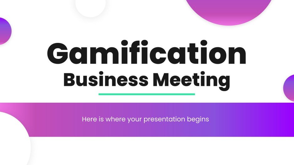 Gamification Business Meeting | Google Slides & PPT