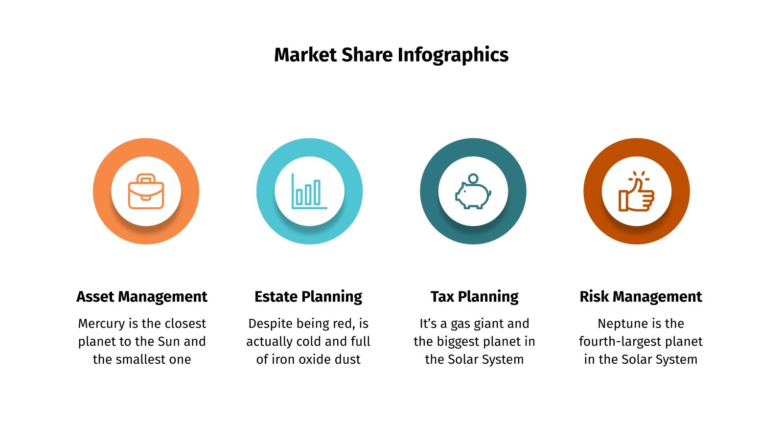 Free Market Share Infographics for Google Slides and PowerPoint