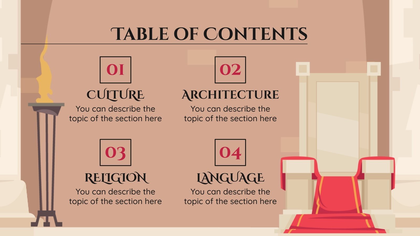 Ancient Roman Culture Minitheme | Google Slides & PPT