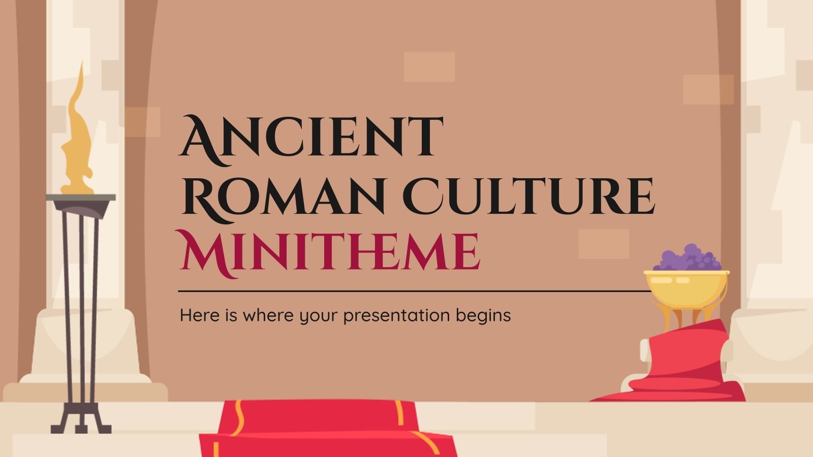 Free Google Slides & PowerPoint Templates about Rome