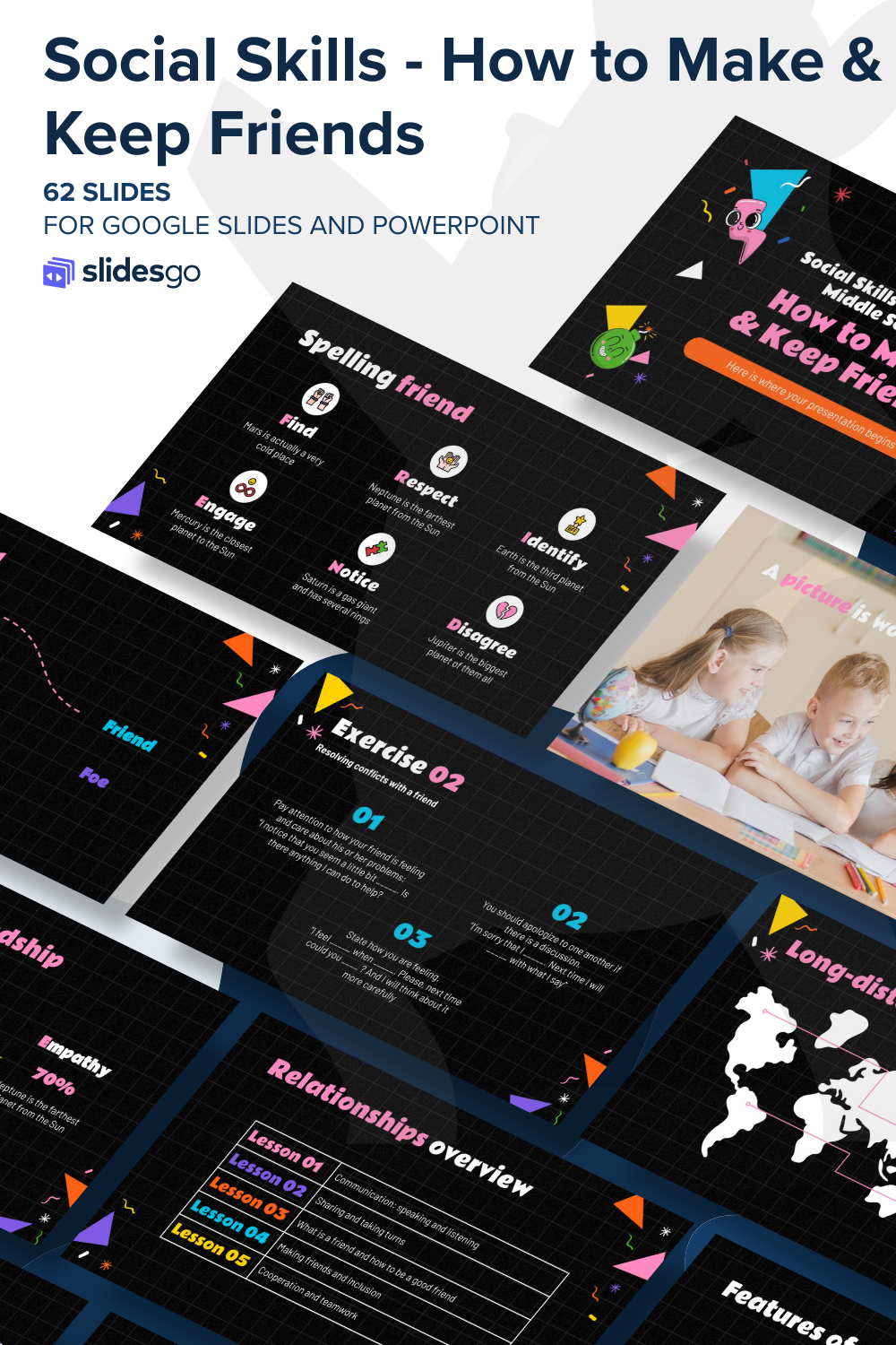 Social Skills: How to Make & Keep Friends | Google Slides & PPT