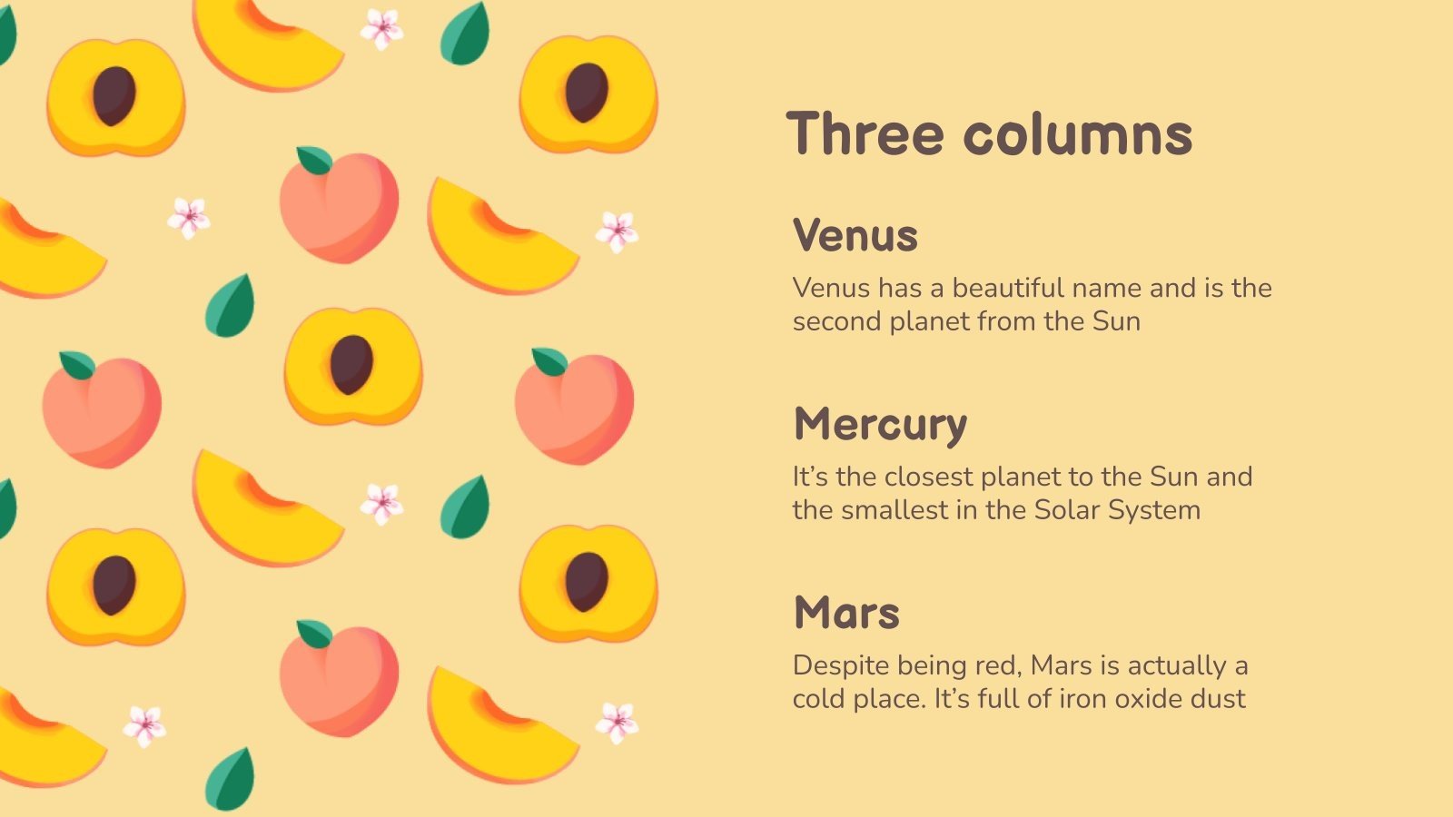 Peach Pattern Minitheme | Google Slides & PowerPoint