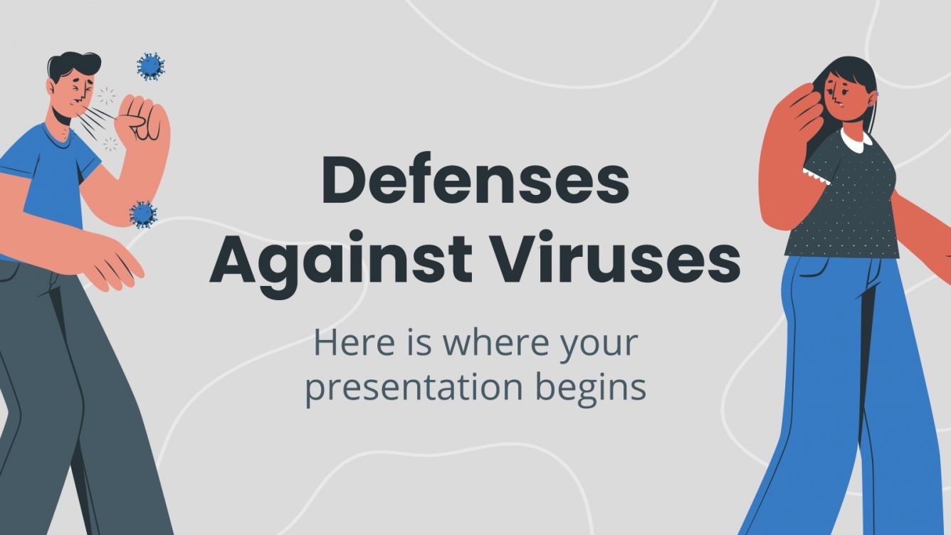 Defenses against Viruses Google Slides & PowerPoint template