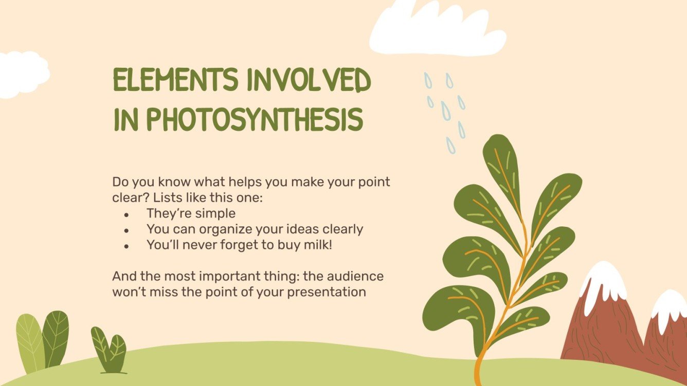 Photosynthesis Process for Education | Google Slides & PPT