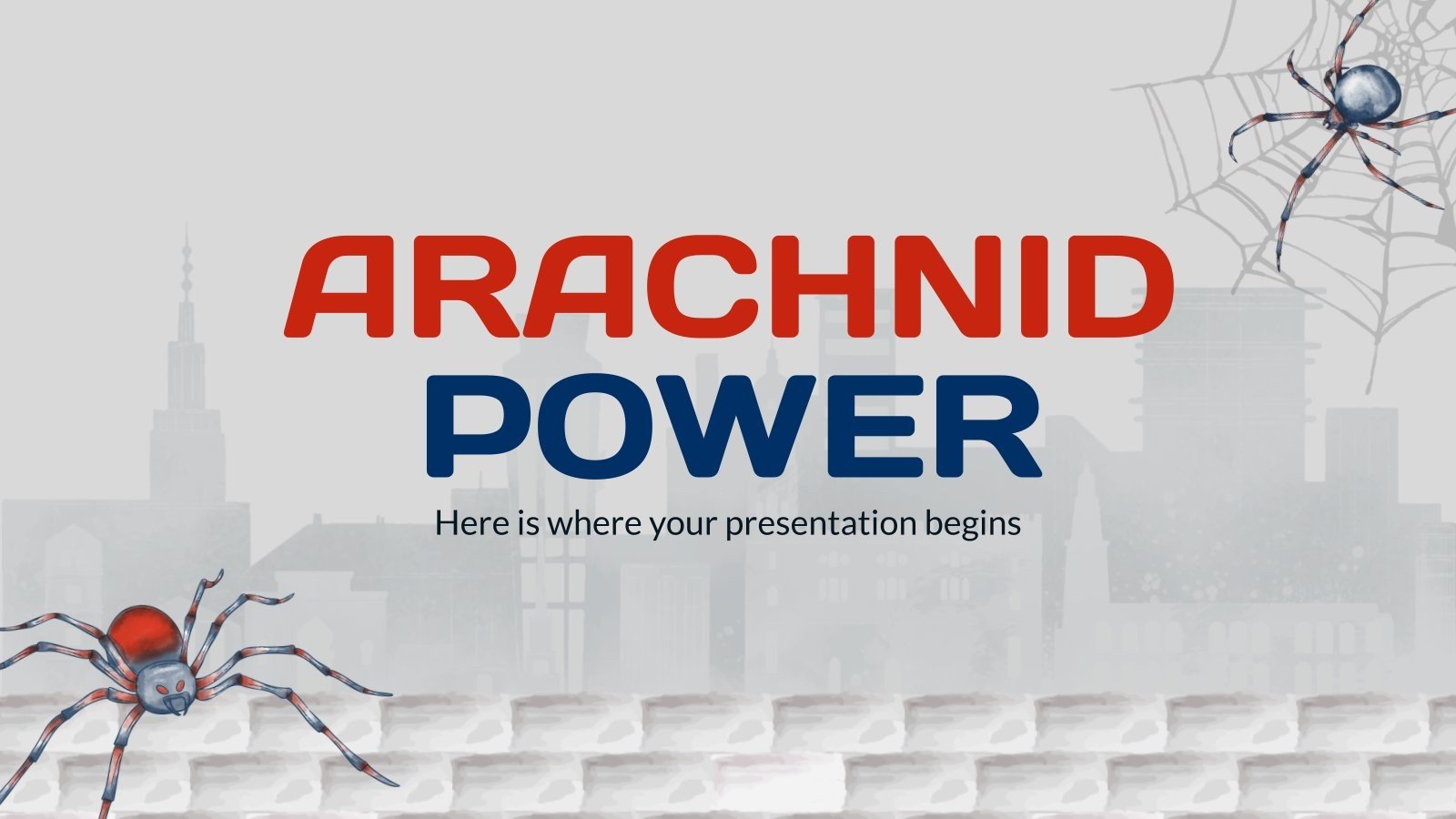 Poder arácnido | Google Slides y PowerPoint