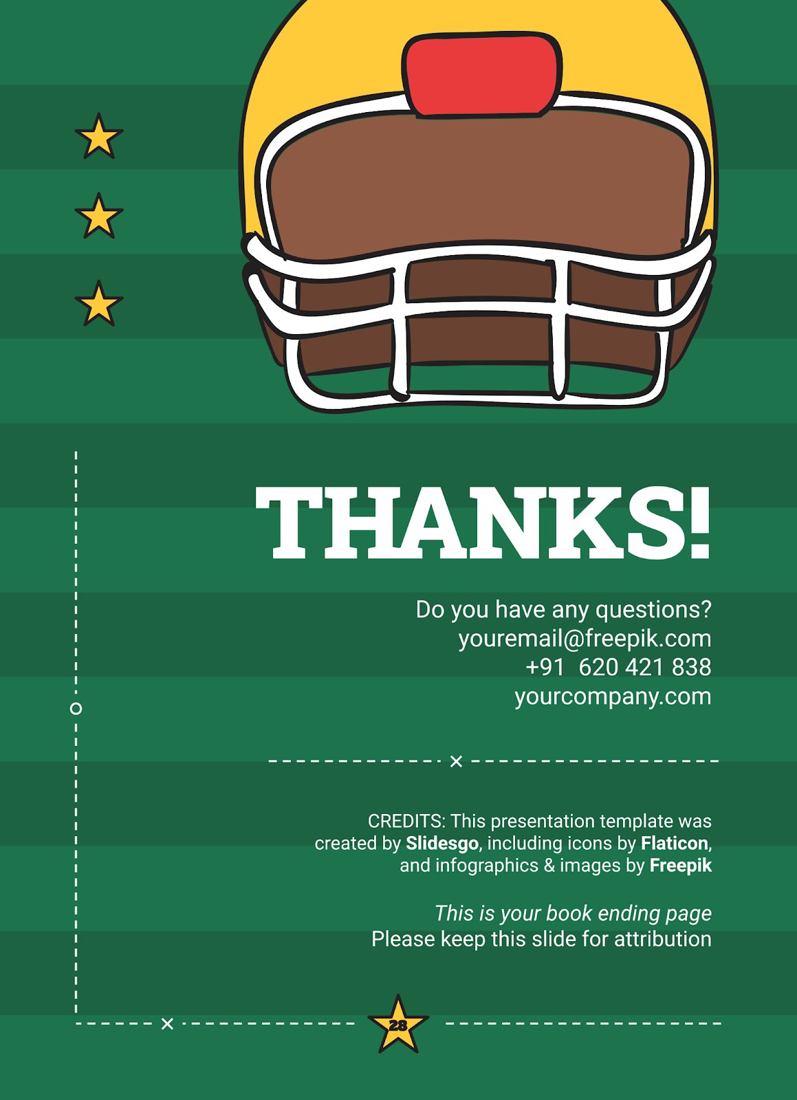 My American Football Playbook | Google Slides & PPT