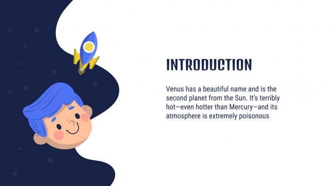 Space Digital Learning Slides Google Slides & PPT template