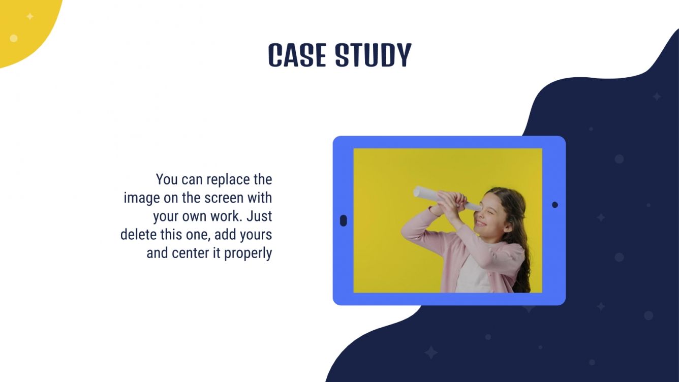 Space Digital Learning Slides Google Slides & PPT template