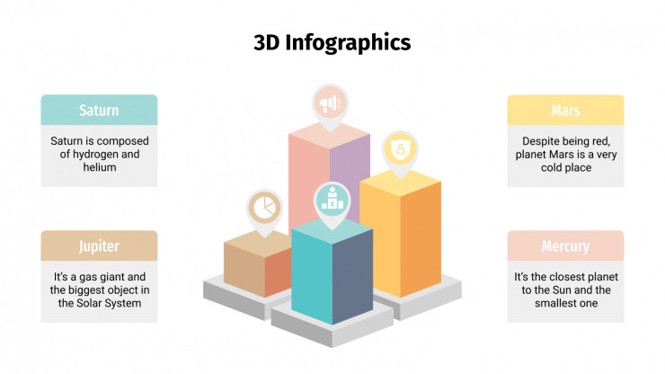 3d Paper Infographic Powerpoint Template Free Download