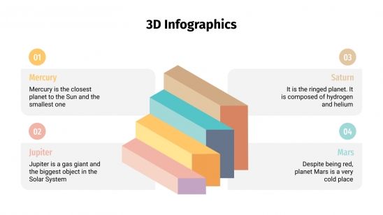 3d Paper Infographic Powerpoint Template Free Download