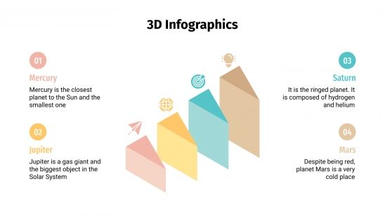 3d Paper Infographic Powerpoint Template Free Download