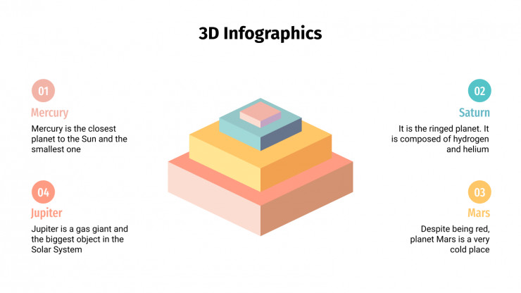 3d Paper Infographic Powerpoint Template Free Download