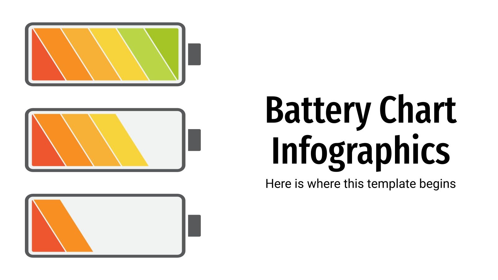 Free Battery Chart Infographics for Google Slides and PowerPoint