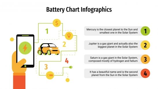 Free Battery Chart Infographics for Google Slides and PowerPoint