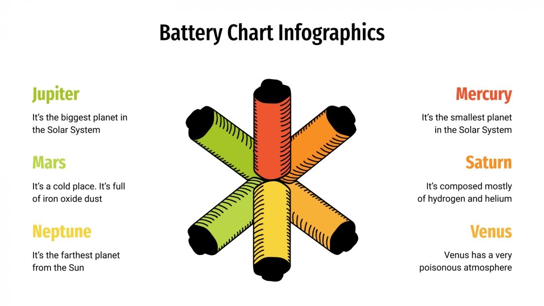 Free Battery Chart Infographics for Google Slides and PowerPoint