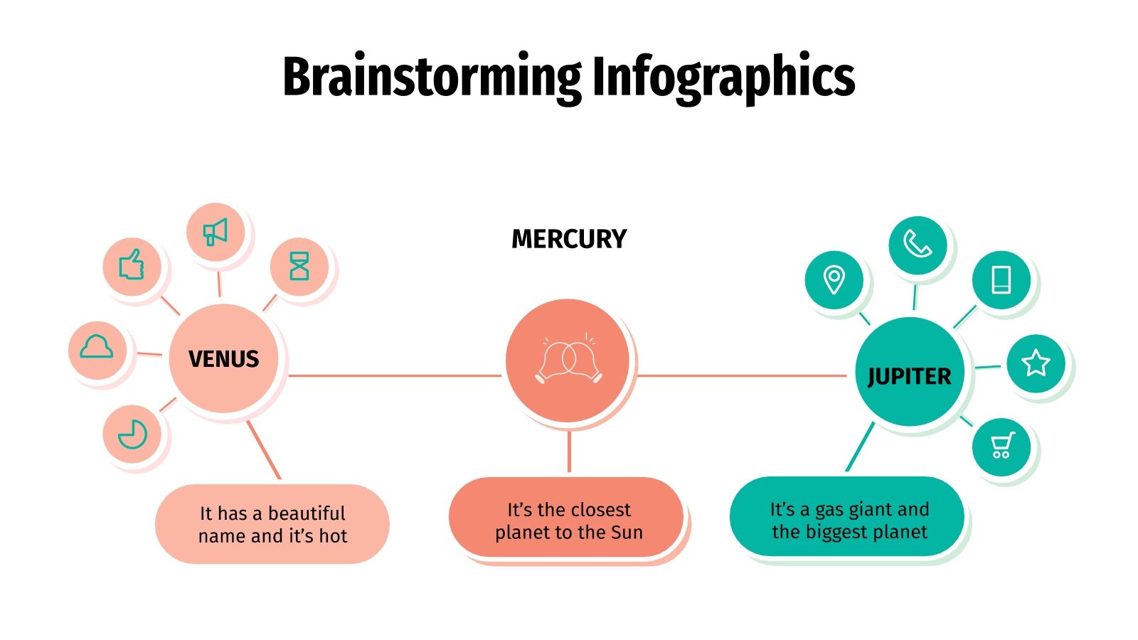 Free Brainstorming Infographics for Google Slides and PPT