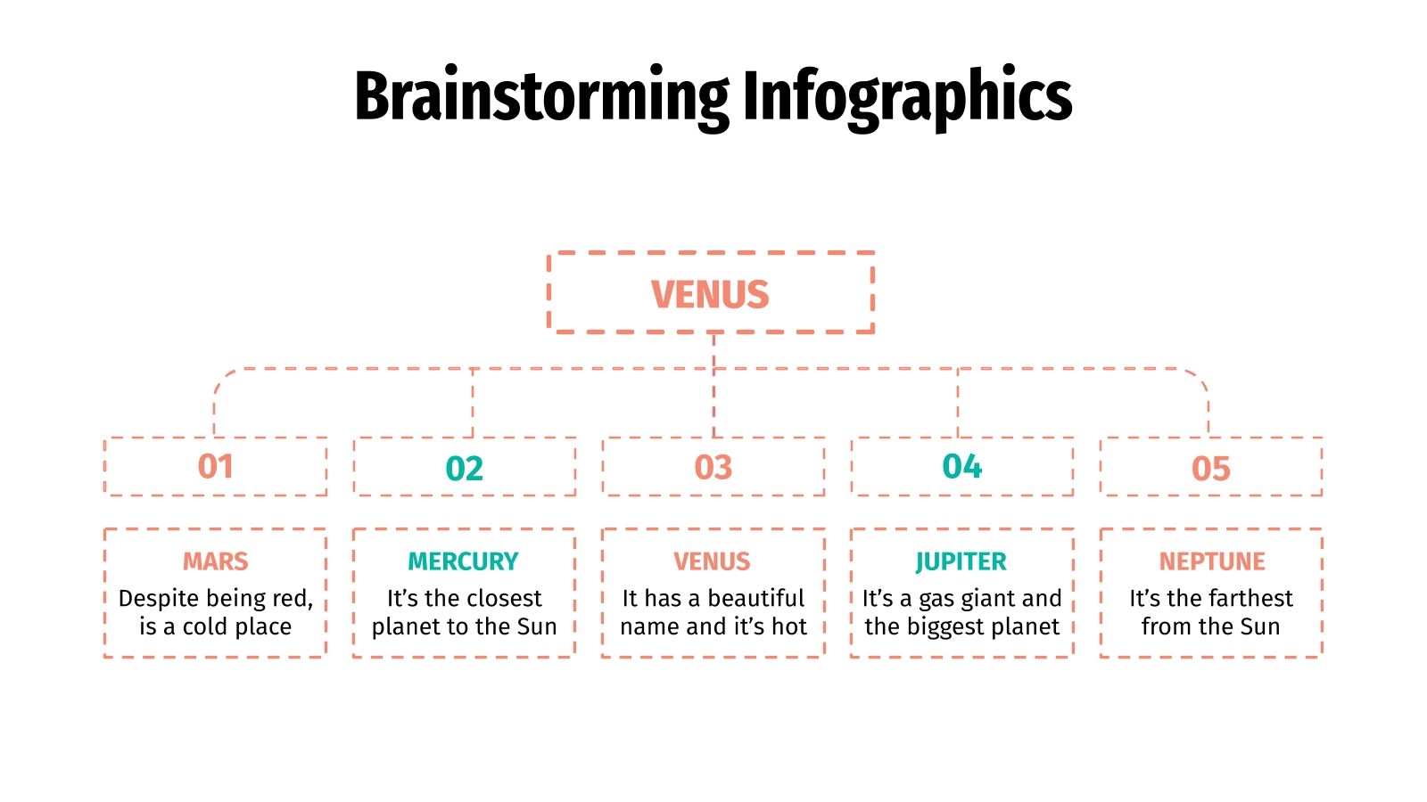 Free Brainstorming Infographics for Google Slides and PPT