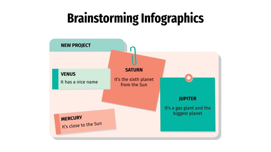 Free Brainstorming Infographics for Google Slides and PPT