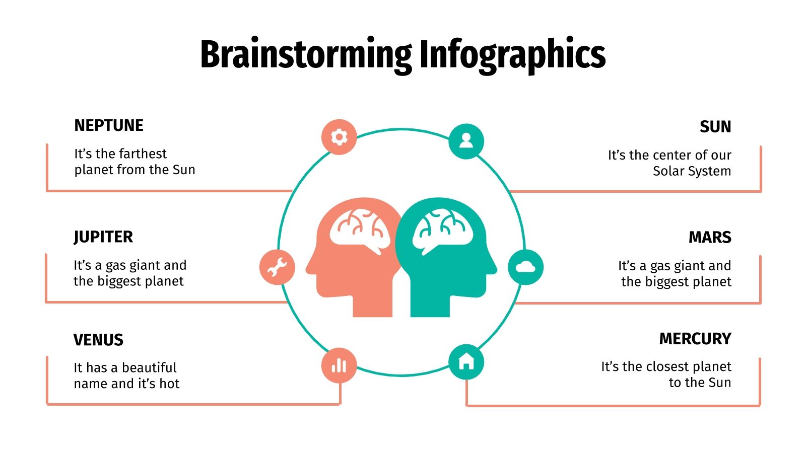 Free Brainstorming Infographics for Google Slides and PPT