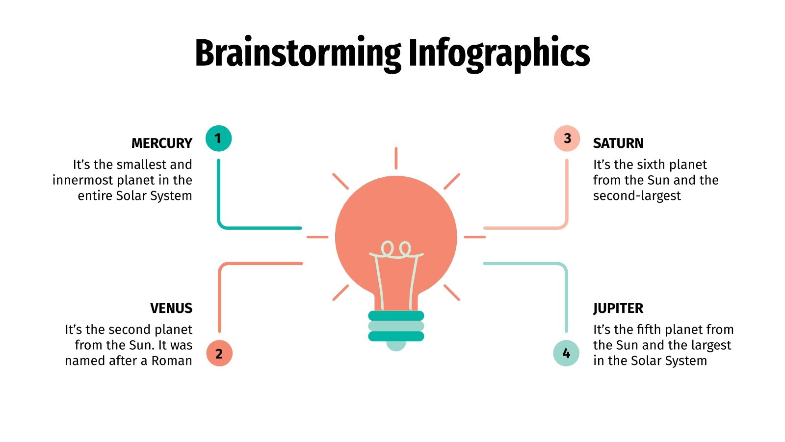 Free Brainstorming Infographics for Google Slides and PPT