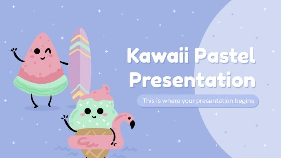 Free Kawaii Google Slides themes and PowerPoint templates