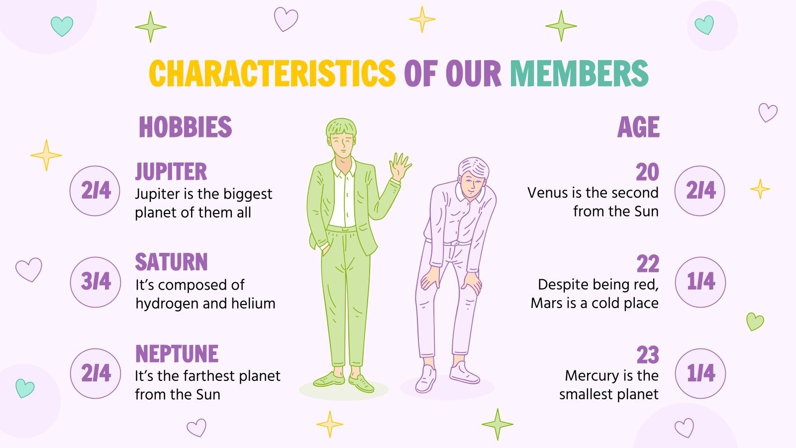 Banda colorida masculina de k-pop | Google Slides y PowerPoint