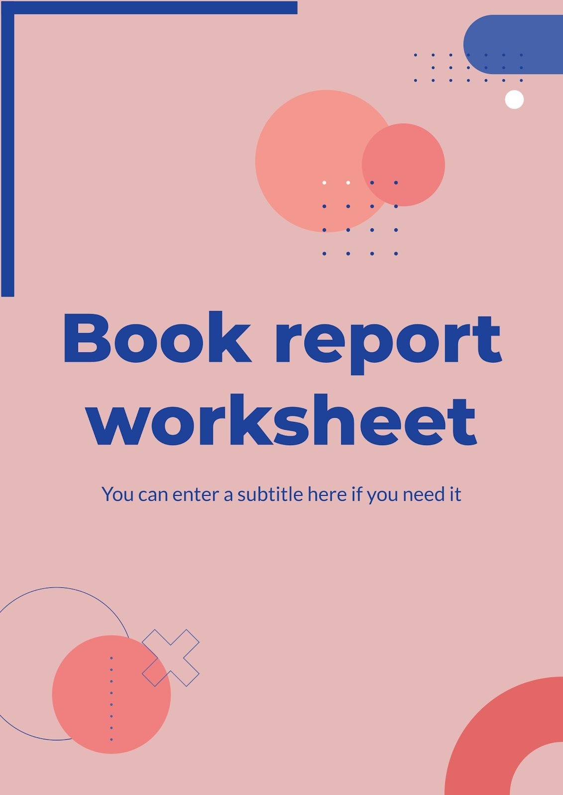 Book Report Worksheets | Google Slides & PowerPoint