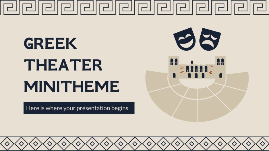 Free templates about theater for Google Slides and PowerPoint