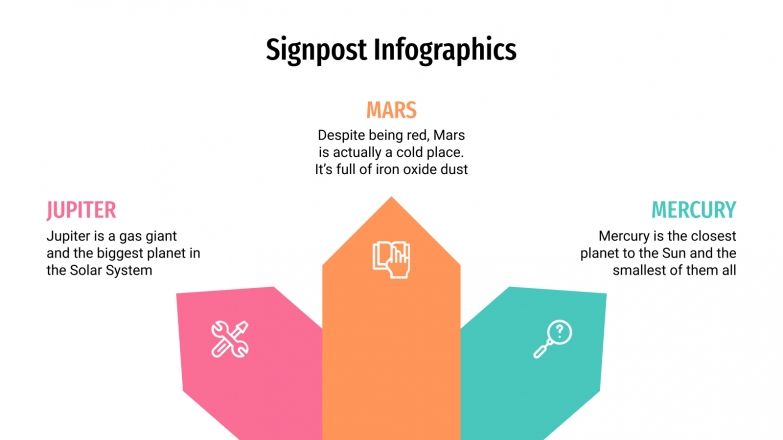 Free Signpost Infographics for Google Slides and PPT