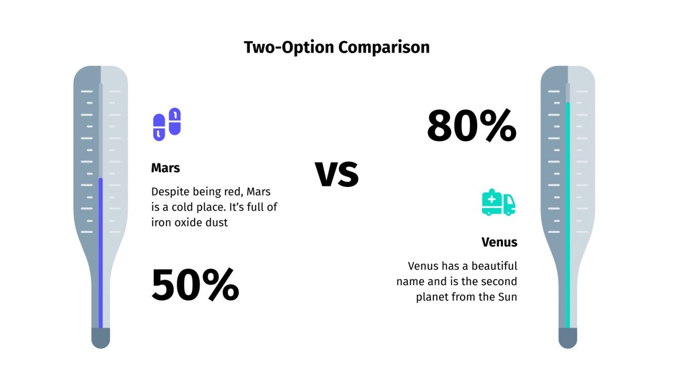 Infographies de comparaison | Modèle Google Slides et PPT
