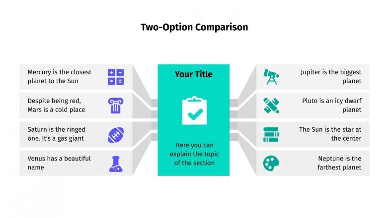 Infographies de comparaison | Modèle Google Slides et PPT