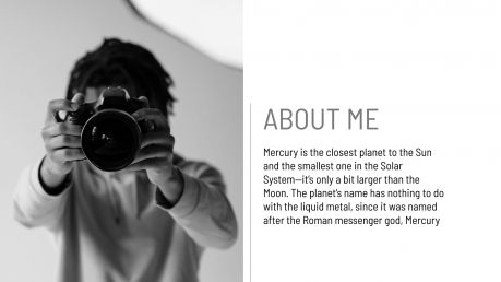 Photography Project Proposal | Google Slides & PPT theme