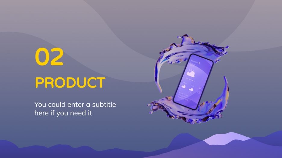 Weather App Pitch Deck Google Slides & PowerPoint template