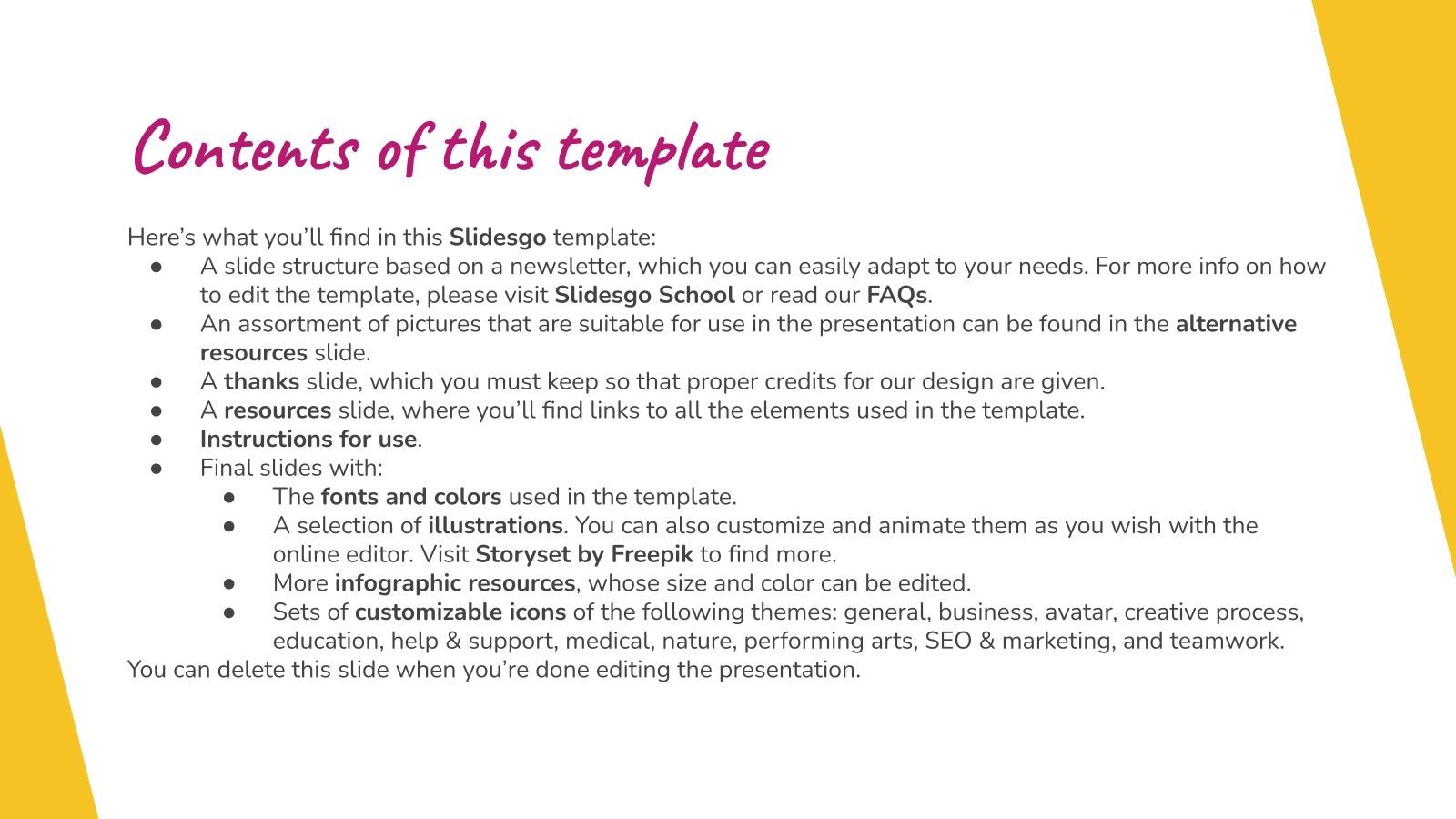 Classroom Newsletter | Google Slides & PowerPoint template