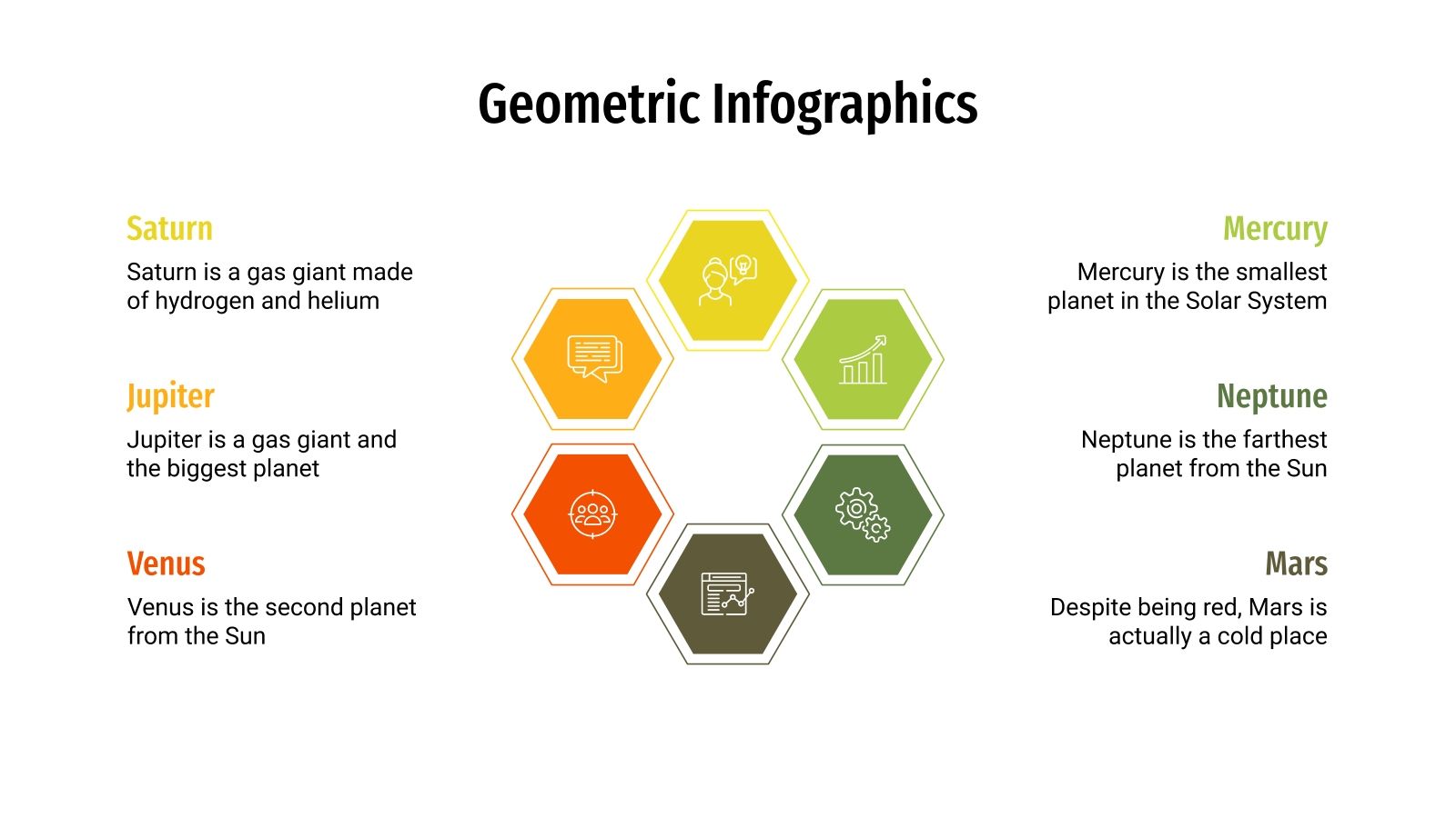 Free Geometric Infographics for Google Slides and PowerPoint