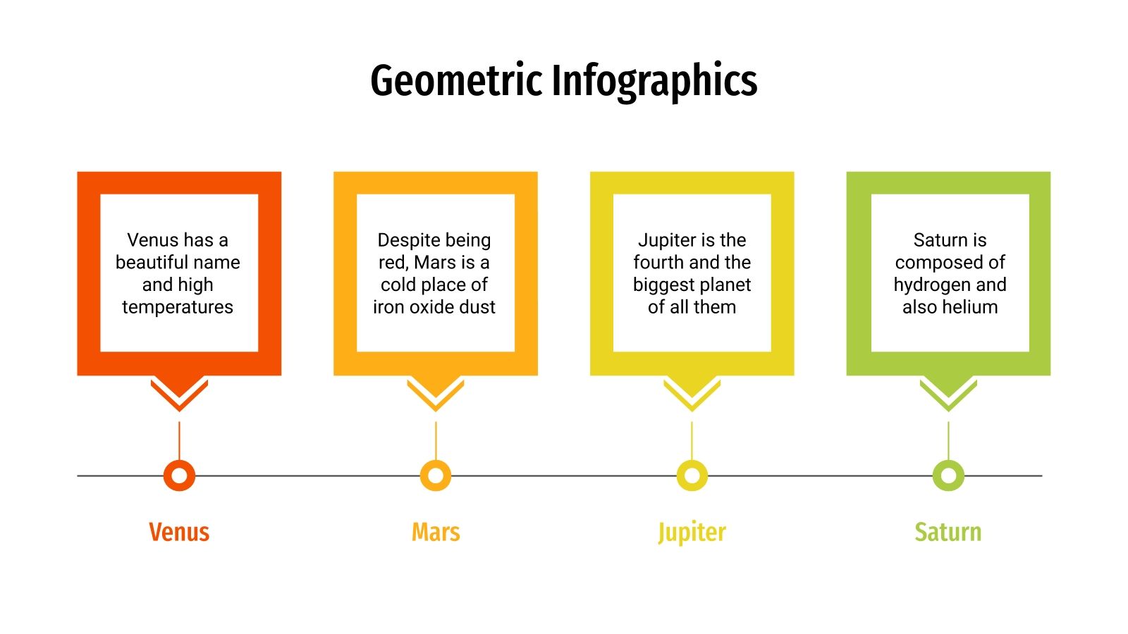 Free Geometric Infographics for Google Slides and PowerPoint