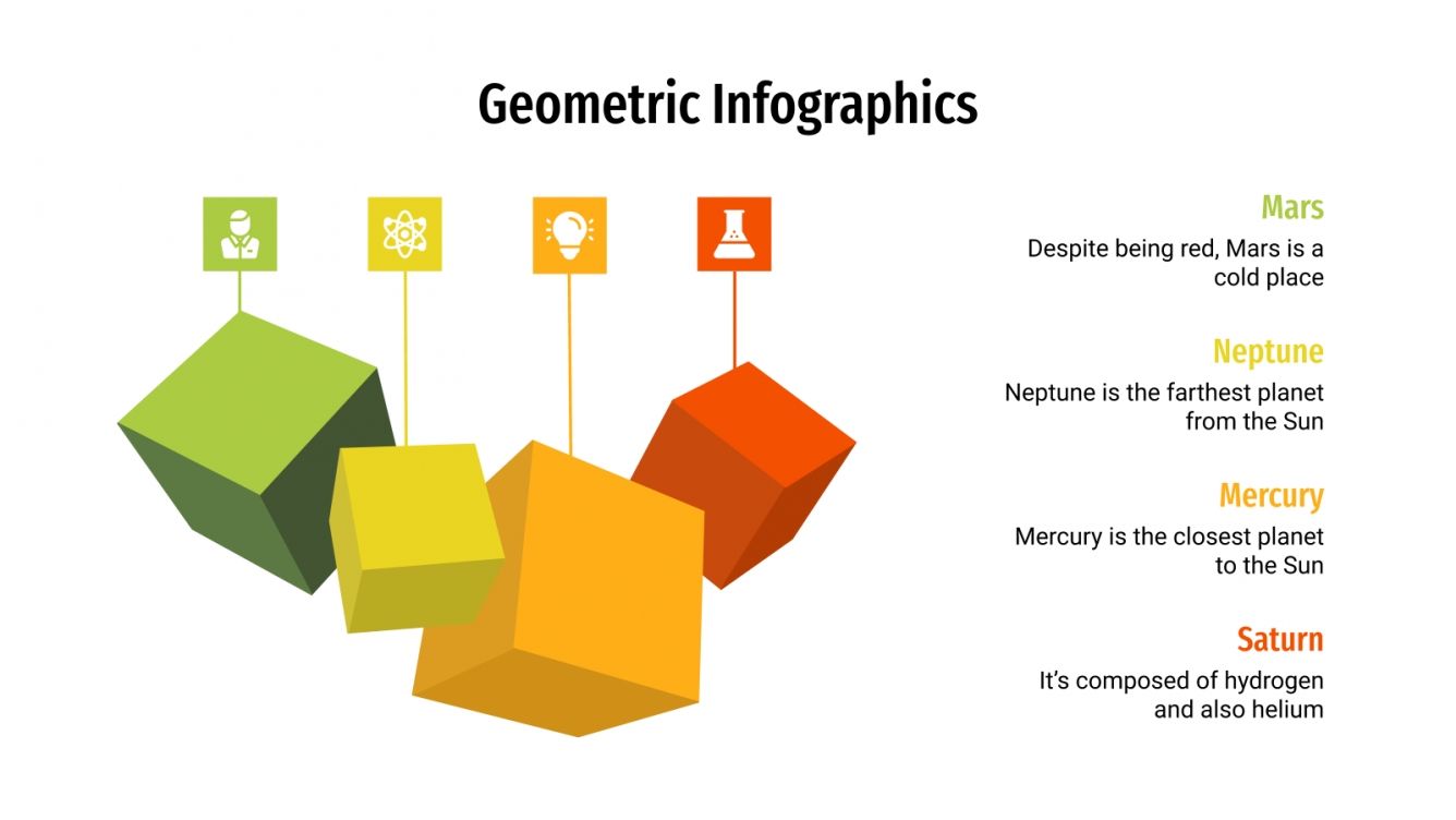 Free Geometric Infographics for Google Slides and PowerPoint