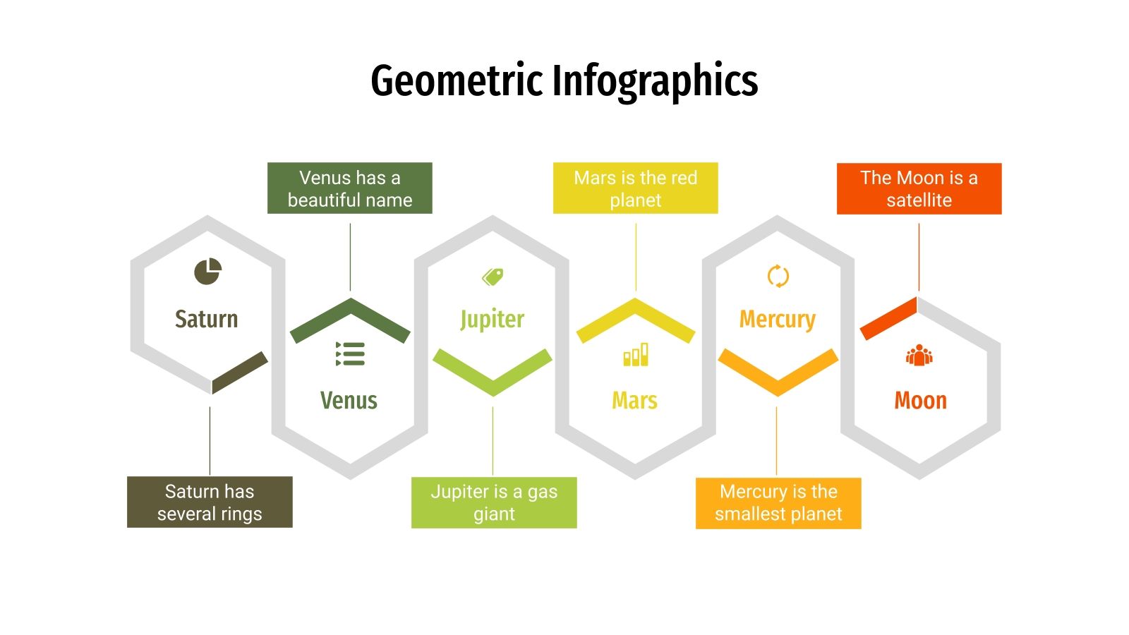 Free Geometric Infographics for Google Slides and PowerPoint