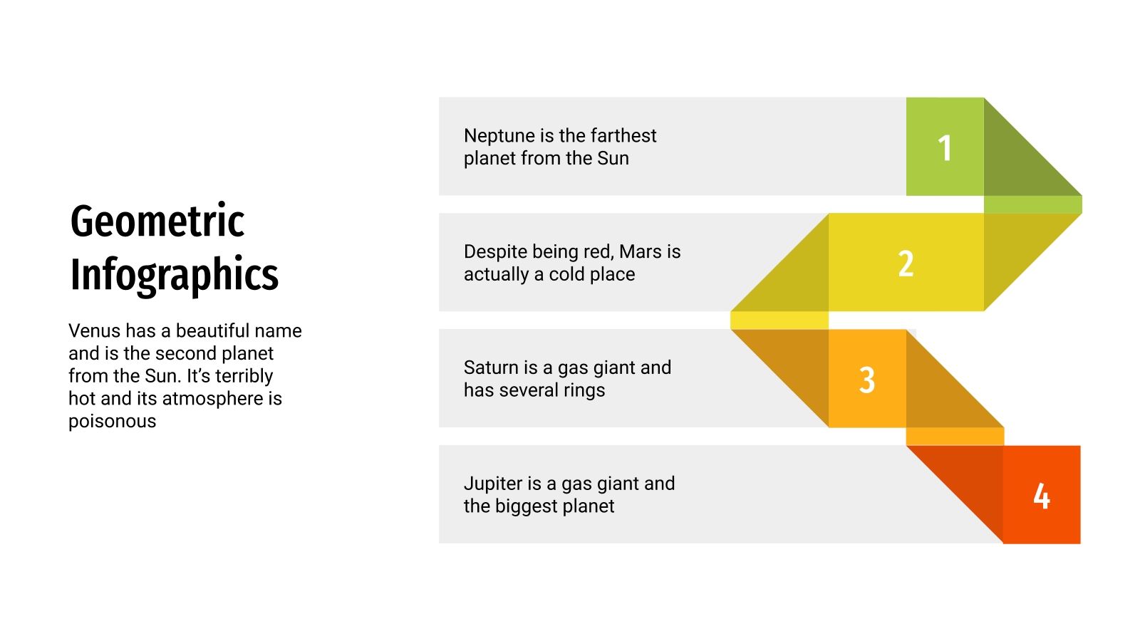 Free Geometric Infographics for Google Slides and PowerPoint