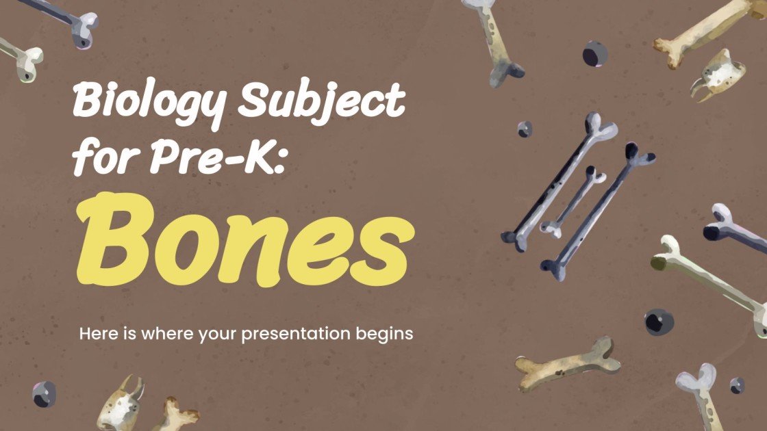 Free templates about Bones for Google Slides and PowerPoint