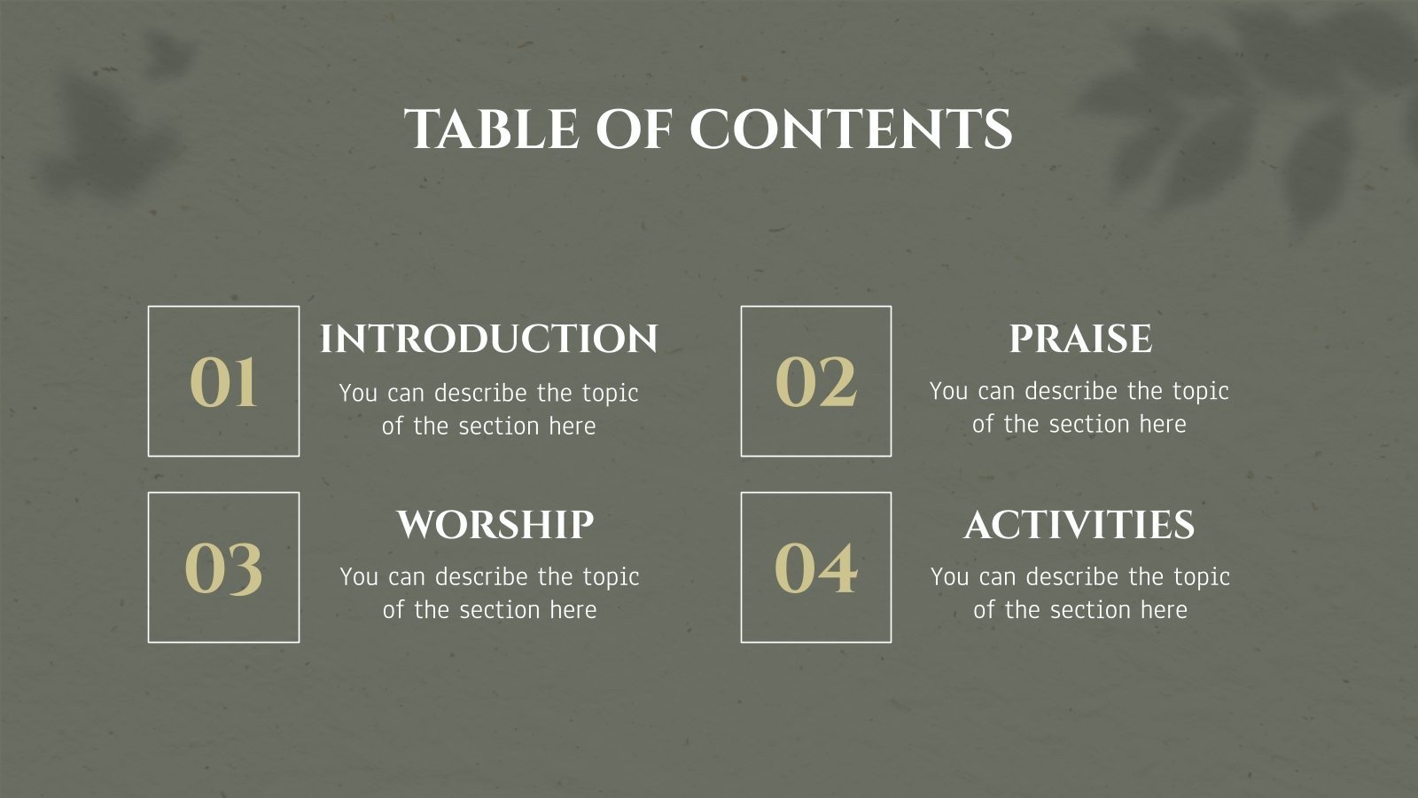 Praise and Worship Slideshow | Google Slides & PowerPoint