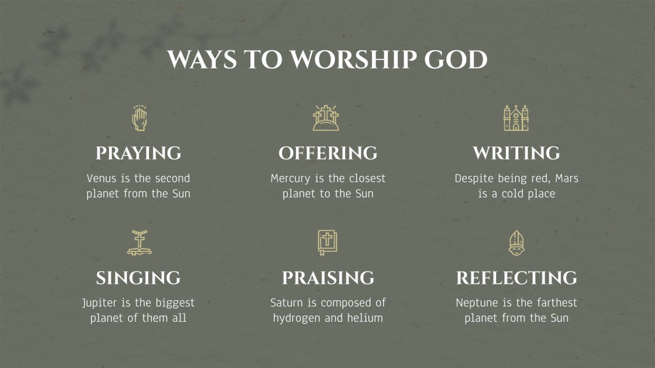 Praise and Worship Slideshow | Google Slides & PowerPoint