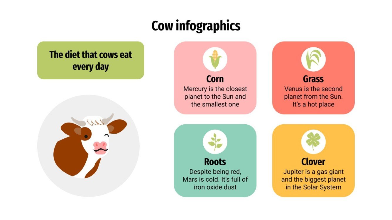 Cow Infographics | Google Slides & PowerPoint Template