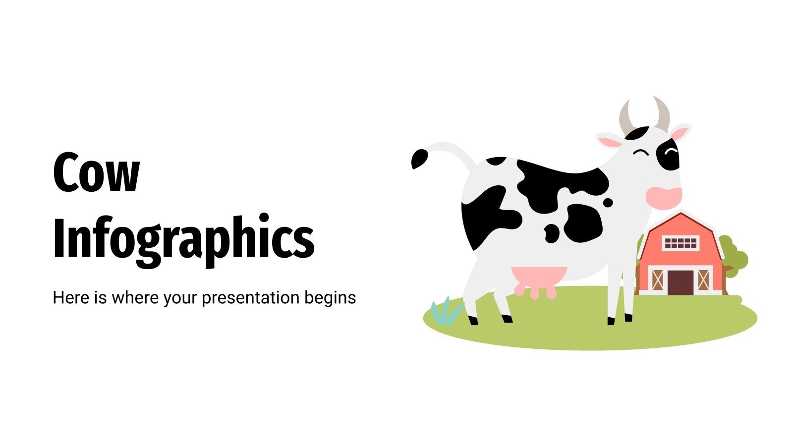 Free Google Slides & PowerPoint templates about Cows