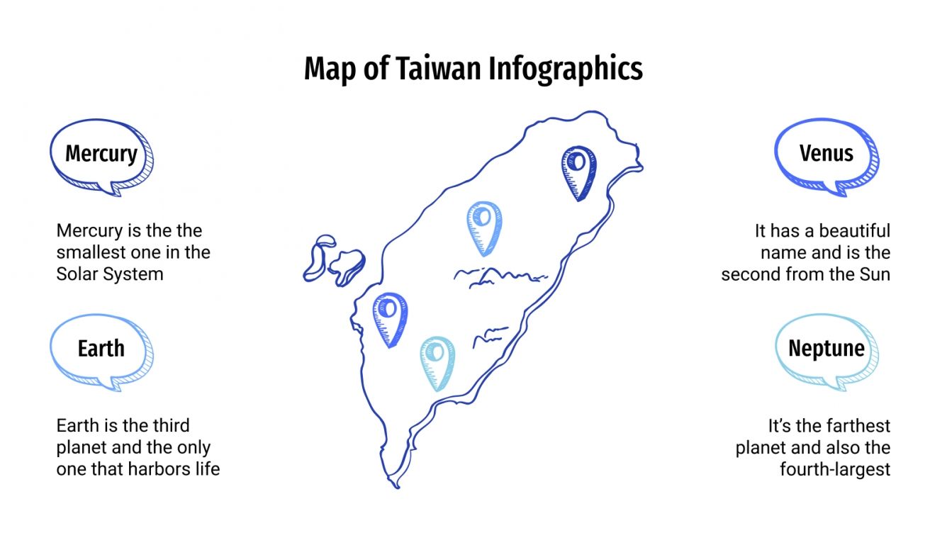 Map of Taiwan Infographics for Google Slides and PowerPoint