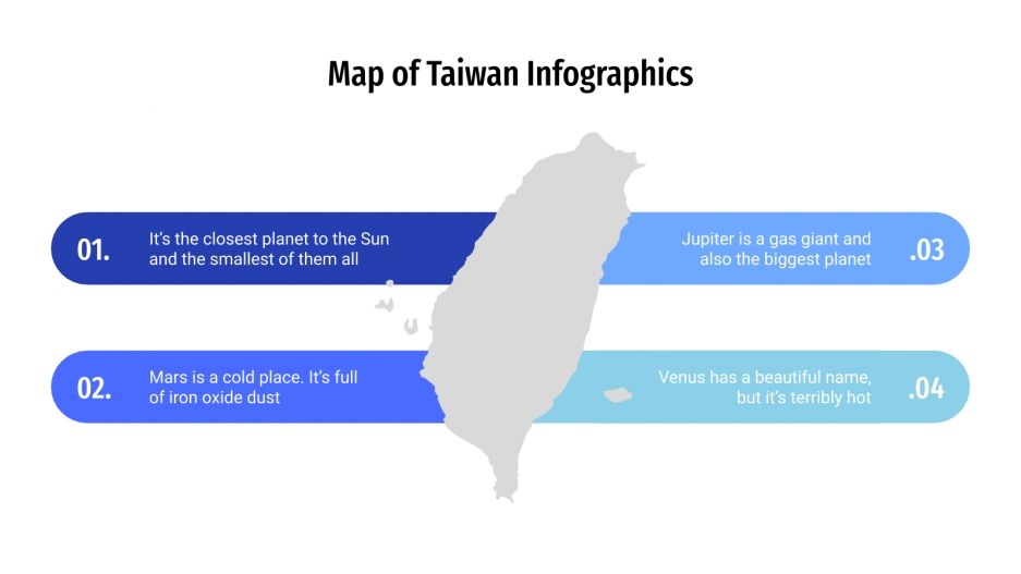 Map of Taiwan Infographics for Google Slides and PowerPoint