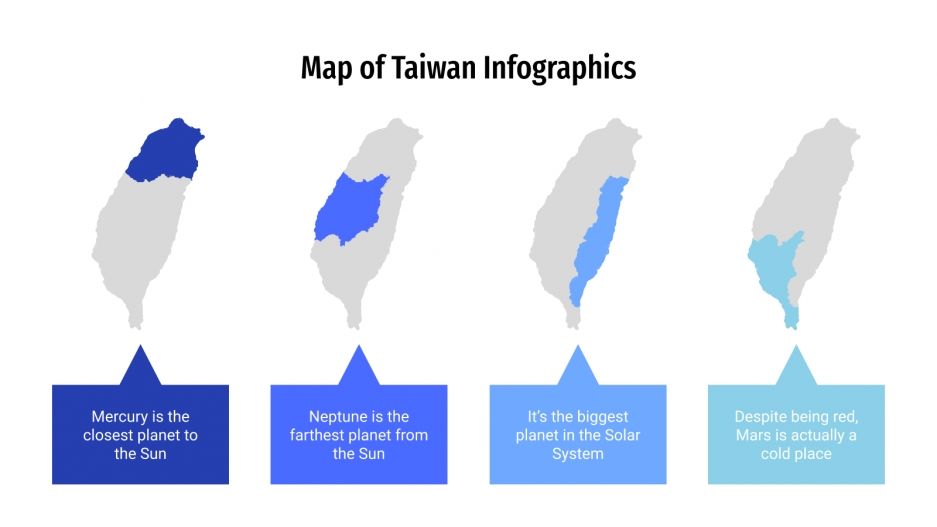 Map of Taiwan Infographics for Google Slides and PowerPoint