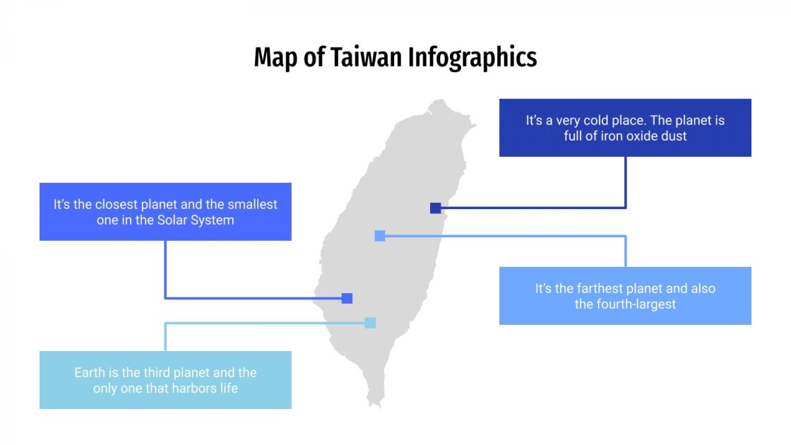 Map of Taiwan Infographics for Google Slides and PowerPoint